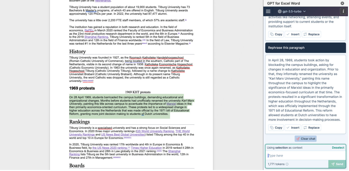 How to Use ChatGPT in Word: A Step-by-Step Integration Guide - tilburg.ai