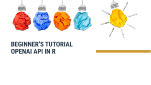 Beginner’s Tutorial for the OpenAI API in R - tilburg.ai