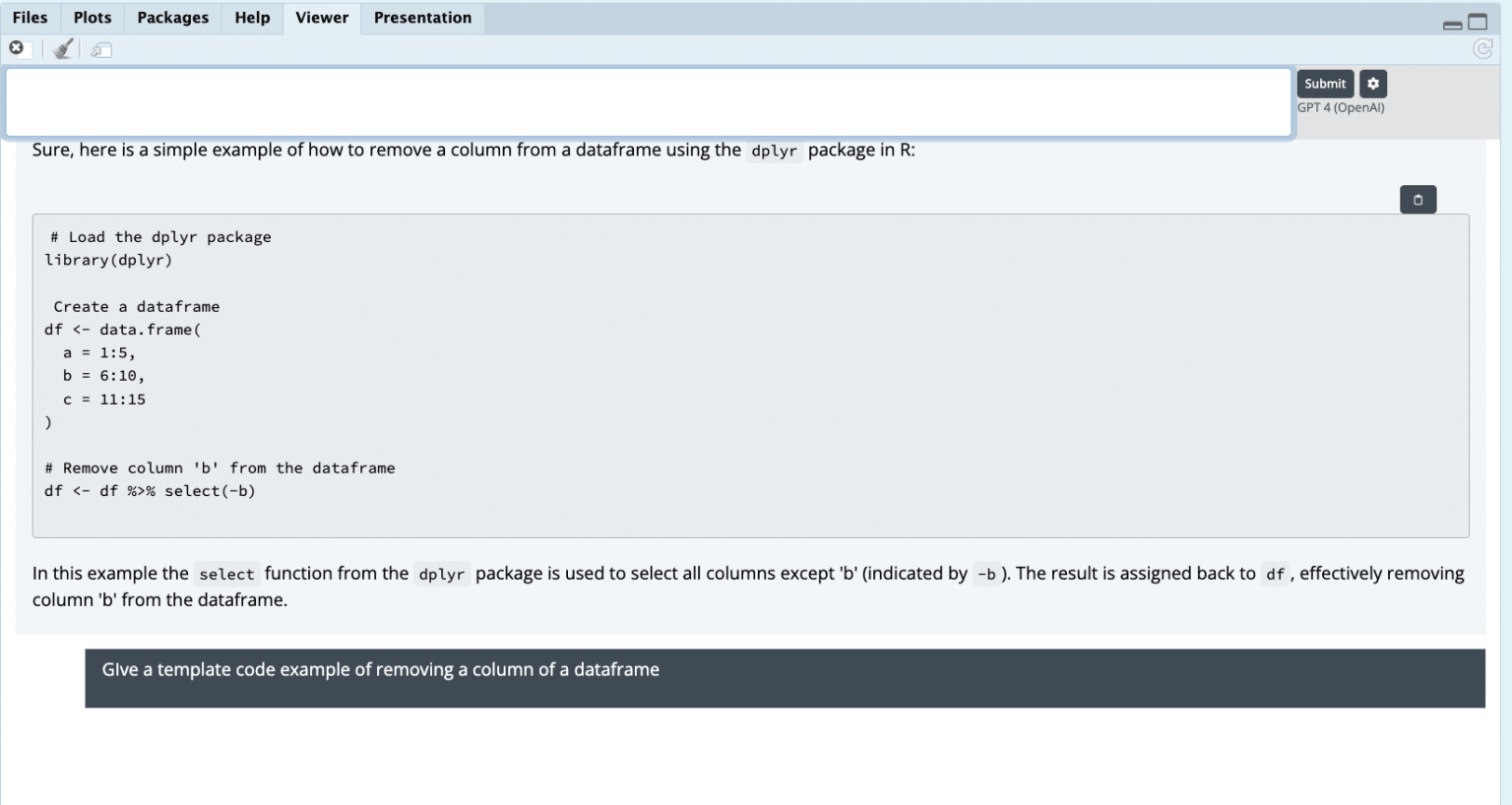 How to add ChatGPT inside RStudio in 1 minute - tilburg.ai