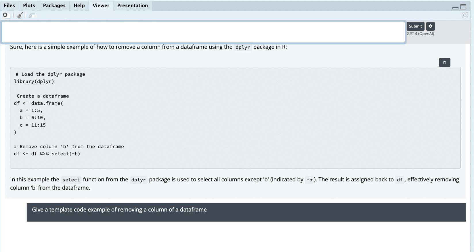 How to add ChatGPT inside RStudio in 1 minute - tilburg.ai