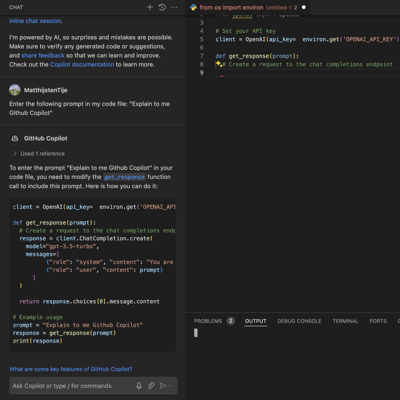 Guided Coding with GitHub Copilot Chat: A Quickstart for University Students - tilburg.ai