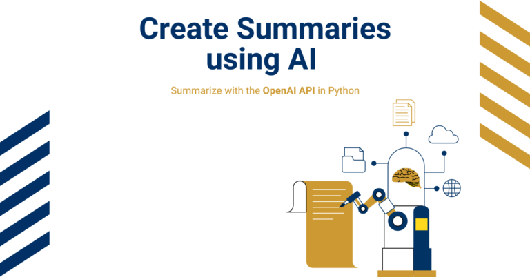 How To Generate High Quality Summaries From Pdfs Using Python And Openai Tilburgai
